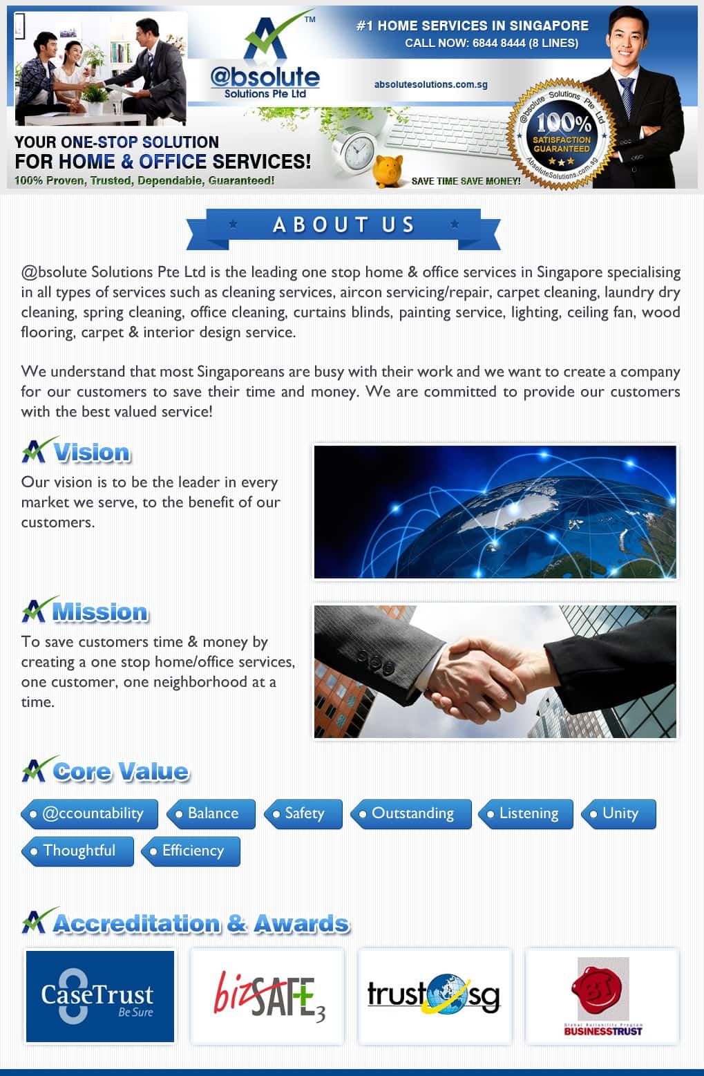 @bsolute Solution - About Us - Infographic - @bsolute Solutions™